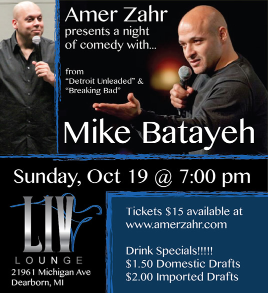 Amer Zahr … Arab-American Palestinian Comedian, Author, Writer, Speaker